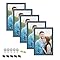Art Street A4 Size Photo Frame For Wall Set of 5 Black Picture Frame ...