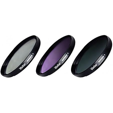Amazon.com : Vivitar 3 Pc Filter Kit 52MM Uv/cpl/fdl : Camera Lens ...