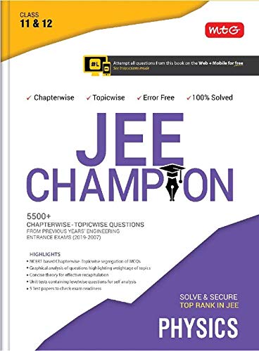 Buy JEE Champion Physics Book Online at Low Prices in India | JEE ...