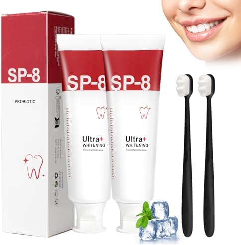Amazon.com: SP-8 Ultra Whitening Toothpaste, SP8 Probiotic Toothpaste ...