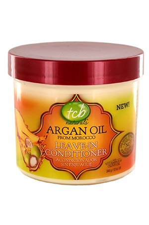 Amazon.com : TCB Naturals Argan Oil Leave In Conditioner 12 oz. (Pack ...