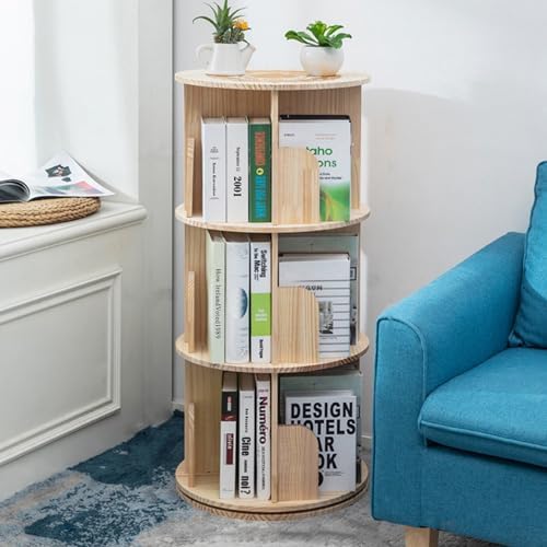 Amazon.com: Heehee Rotating Bookshelf 360 Display Floor Standing ...