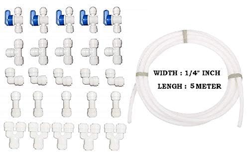PureApas Ro Push fit Connector,Push to Connect Water Tube Fitting Ball ...