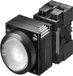 Siemens Indus. Sector Light Latching Push Switch 3SB3247 0AA61 1S + 1֠ ...