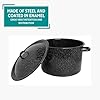 Amazon.com: MIRRO 7.75qt Enamel Stock Pot, Black: Home & Kitchen