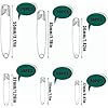 250 Pieces 6 Sizes Safety Pins Durable Rust-Resistant Safety Pins Small ...
