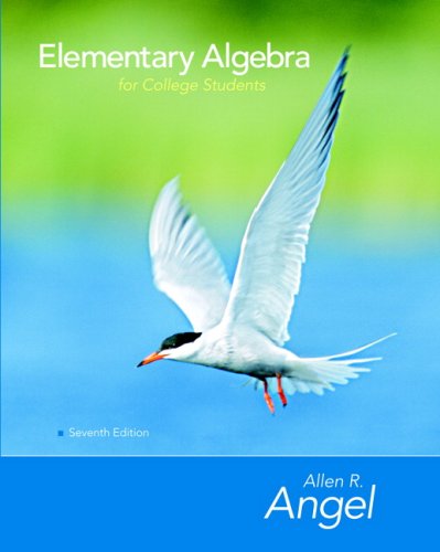 Elementary Algebra for College Students: Angel, Allen R., Calhoun ...