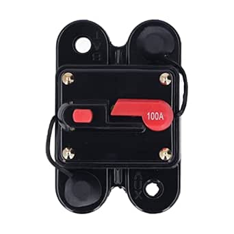 Amazon.co.jp: Circuit Breaker, Repeated Circuit Breaker DC 12-48V Fast ...