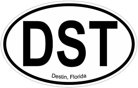 Amazon.com: Slap-Art Destin FL Oval Vinyl Decal Sticker : Sports & Outdoors