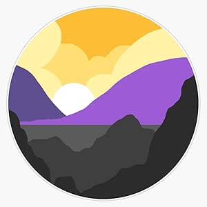 Amazon.com - Non-Binary Flag Subtle Pride Landscape Bumper Sticker ...