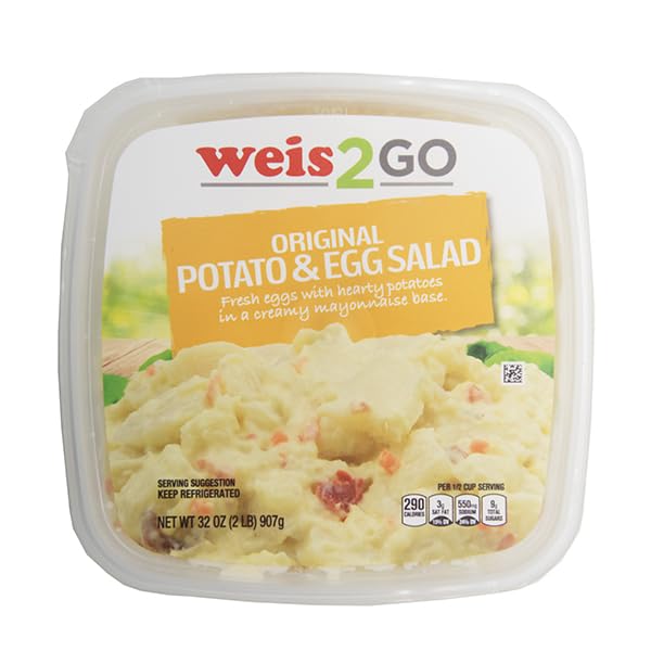 Amazon.com: Weis 2 Go, Deli Salad Egg And Potato, 32 Ounce : Grocery ...