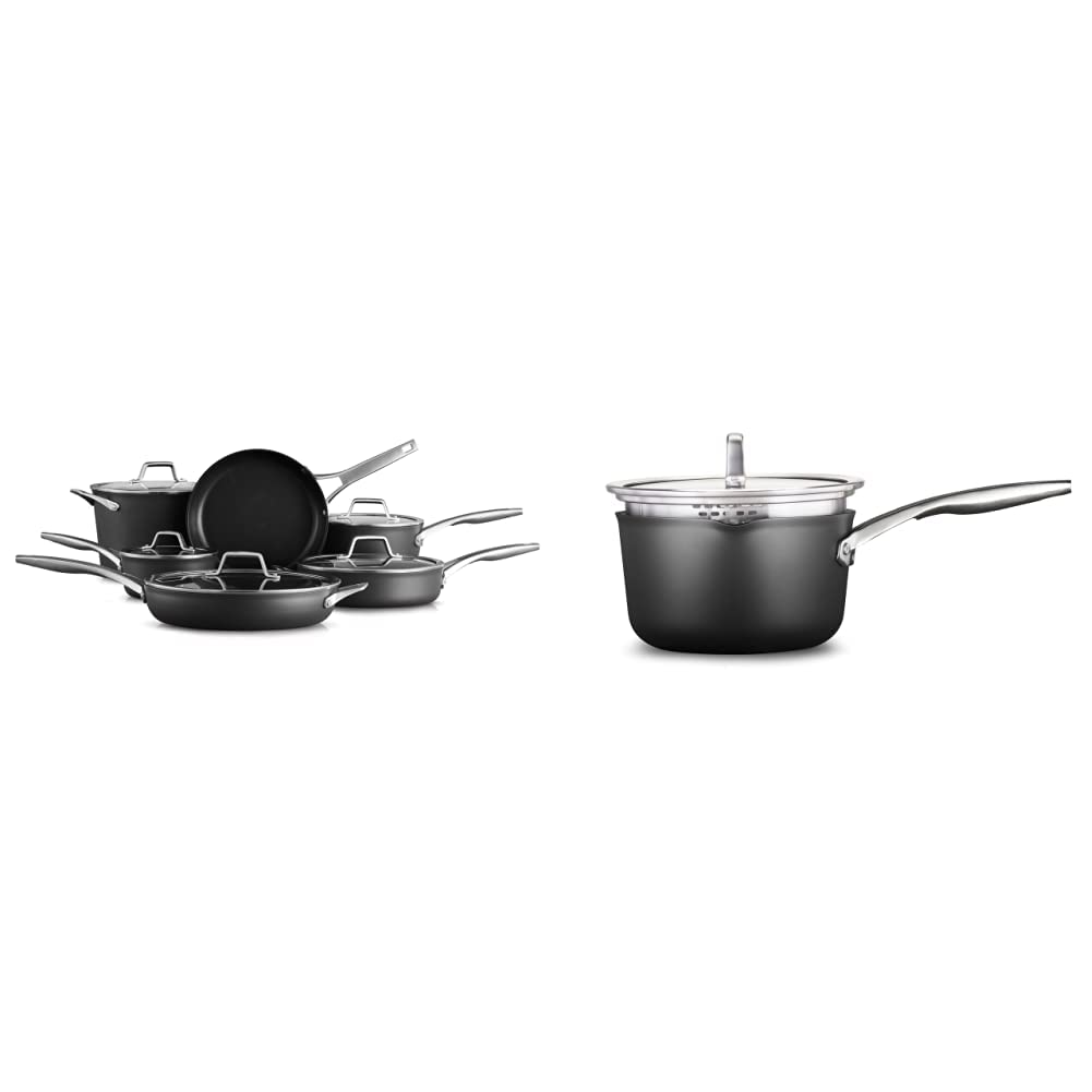 Amazon.com: Calphalon Premier Hard-Anodized Nonstick Cookware, 11-Piece ...