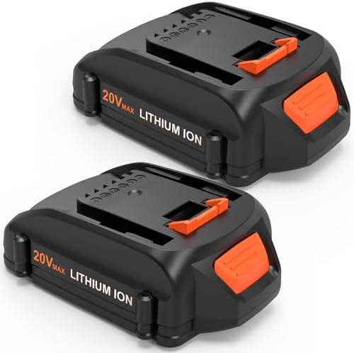 Amazon.com: Fhybat 2 Packs 3600mAh Replacement for Worx Battery 20V ...