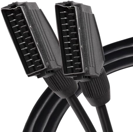 Maplin SCART 21 Pin Connector to SCART 21 Pin Connector Cable, 3m ...