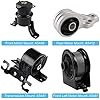 Amazon.com: JDMON 4Pcs Engine Motor & Transmission Mount Replacement ...