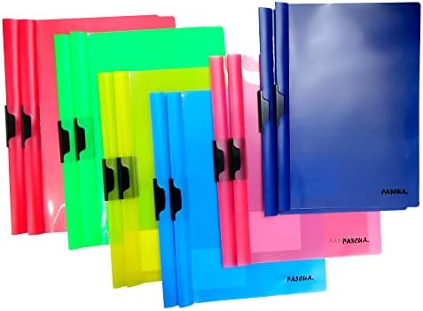 Folder con clip con 5 unidades, carpetas de presentación, Portadocumentos para oficina, escolar ...