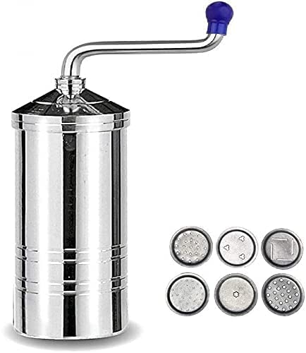 Buy Tejus - Stainless Steel Sev Sancha Machine/Muruku Maker with 6 Jali ...