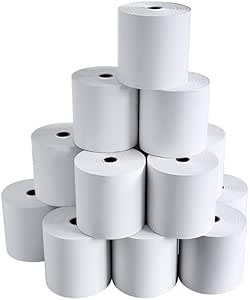 (20 Rolls) Premium 80x80mm EFTPOS Thermal Paper POS Cash Register ...