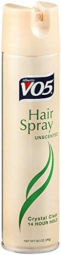 Amazon.com : VO5 Hairspray Extra Body Crystal Clear 8.5 oz ( Packs of 5 ...