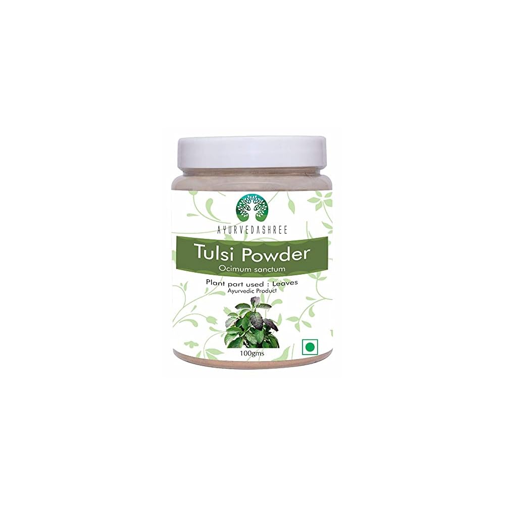 Buy AYURVEDASHREE Tulsi Powder Holy Basil Powder 100 Gm | Ocimum ...