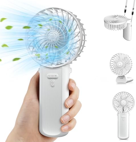 NimNik Handheld Fan, Portable USB Hand Held Fan Rechargeable Mini with ...