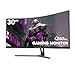 Amazon.com: CRUA 30" Curved Gaming Monitor, 144Hz/200Hz Ultrawide ...