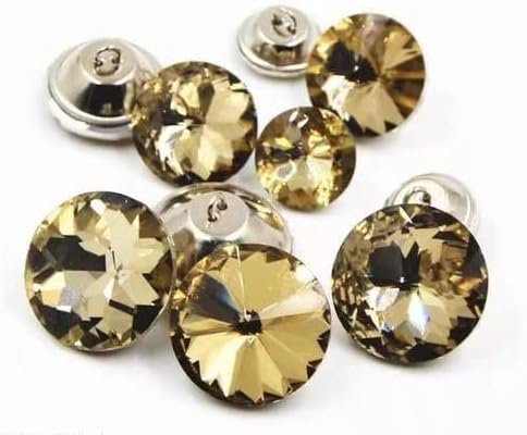 20mm / 3/4 Inch Crystal Buttons Clear Tufting Buttons Upholstery ...