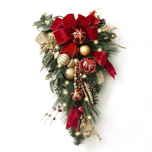 Best Pre Lit Teardrop Swags to Elevate Your Holiday Decor - Totally ...