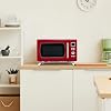 Amazon.com: Nostalgia Mid-Century Retro Countertop Microwave Oven ...