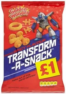 Golden Wonder Transform-A-Snack Spicy Flavour Snacks (90g x 12 ...