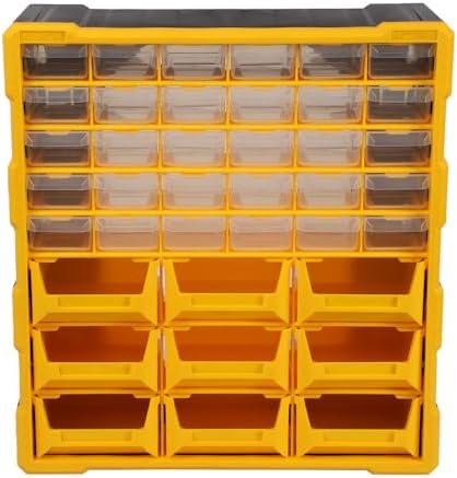 STANLEY 1-93-980 30-Compartment Heavy-Duty Portable Plastic Stackable ...