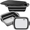 Amazon.com: 2-Pack XL Collapsible BBQ Prep Tub with Built-In Cutting ...