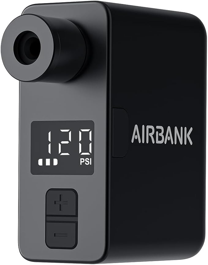 Amazon | AIRBANK 小型自転車 空気入れ Pocket PRO 120PSI Type-C充電式 自転車用空気入れ カバー付き 124g軽量 ミニフロアポンプ 携帯ポンプ ロード ...