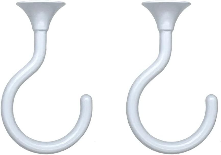 Amazon.com: Lizntiate 2 Sets Ceiling Hook Large Swag Heavy Duty Swag ...