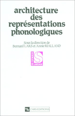 Amazon.co.jp: Architecture des représentations phonologiques : 本