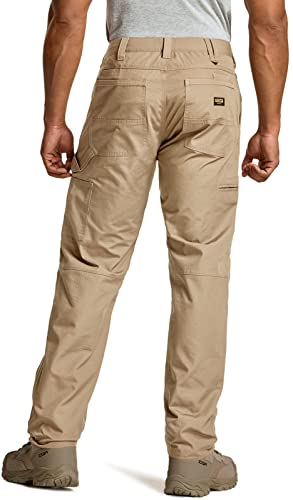 Snapklik.com : Mens Ripstop Work Pants, Water Resistant Tactical Pants ...