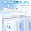 Amazon.com: Gisafai 10 Pack Shelf Bracket Adjustable Shelving Brackets ...