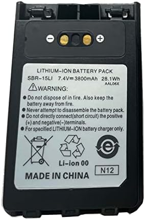 Amazon.com: aowe SBR-15LI Replacement Battery for FT-5DR FT-1DR FT1XD ...