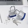 Weatherproof Outdoor Padlocks - Heavy Duty Shackle, Keyed Alike, Pack ...