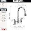 Delta Renaldi Brushed Nickel Kitchen Faucet with Pull Down Sprayer ...
