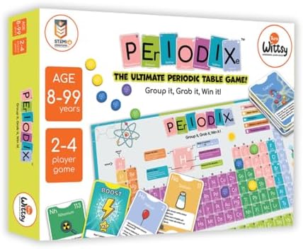 Buy Think Wittsy Periodix- The Ultimate Periodic Table Board Game, 2-4 ...