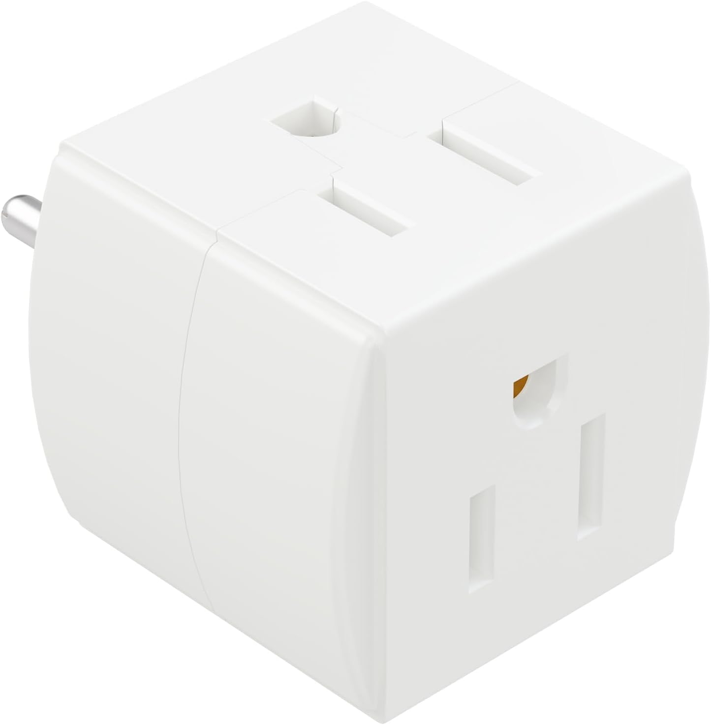 Amazon.com: PLUGTUL 3 Outlet Wall Adapter, 90 Degree 3 Way Plug Adapter ...