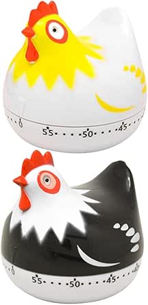 Amazon.com: Zerodeko 2pcs Kitchen Timer Wind Up 60- Minute Mechanical ...