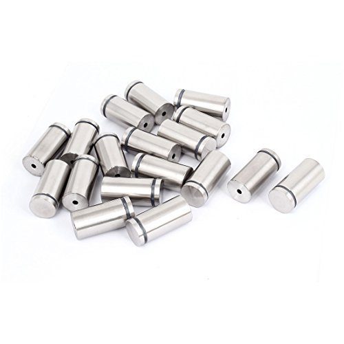 uxcell a15072000ux0323 Frameless Glass 25mm x 50mm Stainless Steel ...