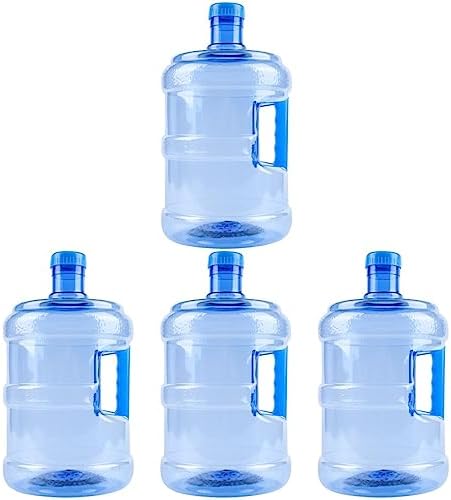 Amazon.com: 5L Water Jug 4pcs Water Bottle 5 L Water Jug with Handle ...
