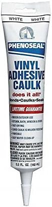 Amazon.com: DAP 5 Phenoseal, White Vinyl Adhesive Caulk, 10 oz ...