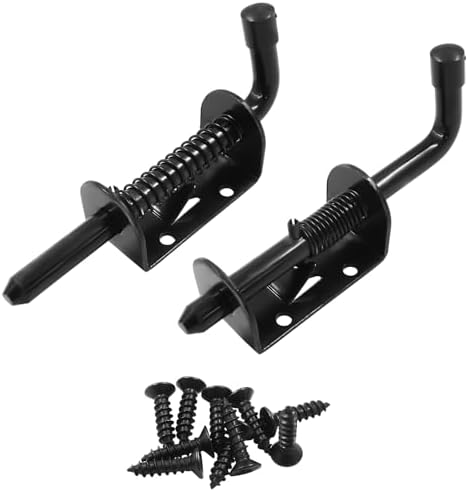 Amazon.com: Hordion 2Pcs 5 Inch Spring Loaded Gate Latch Bolt ...