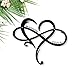 Amazon.com: Custom Infinity Metal Sign, Infinity Heart Sign Metal Wall ...
