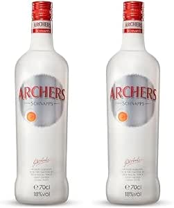 Archers Peach Schnapps, 70cl (Pack of 2) : Amazon.co.uk: Grocery