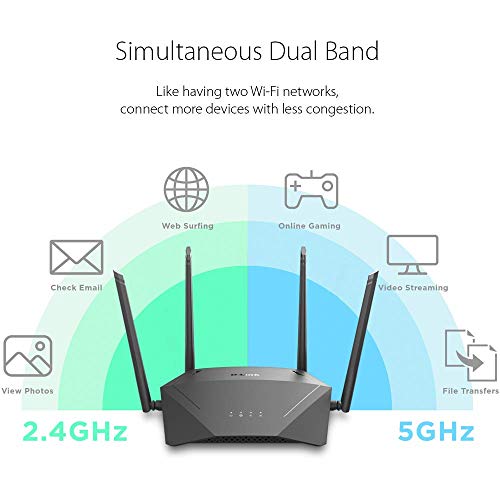 Snapklik.com : DIR-1750-US, WiFi Router AC1750 Mesh Smart Internet Home ...